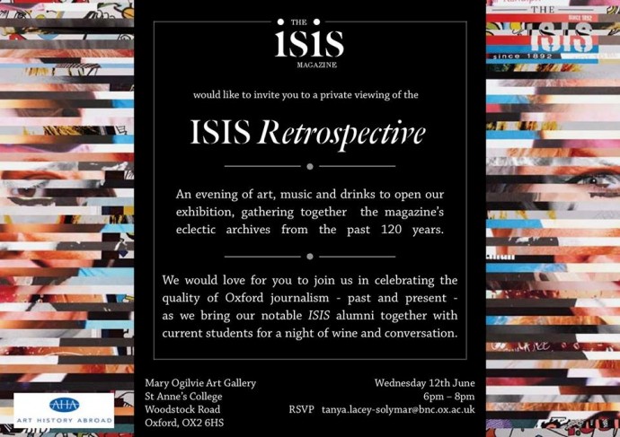 ISIS Retrospective Exhibition | The Isis